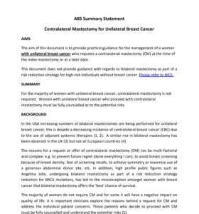 Guidance – Best of Breast Resource